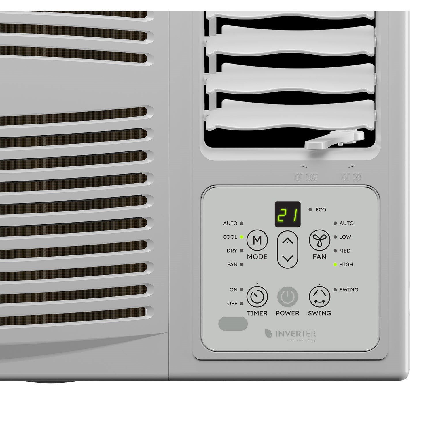 9000 BTU UltimateHome 300 R32 Inverter window mounted air conditioner ...