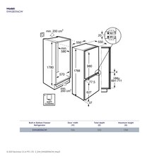TwinTech® FridgeFreezer - ENN2859AOW | Electrolux Hong Kong