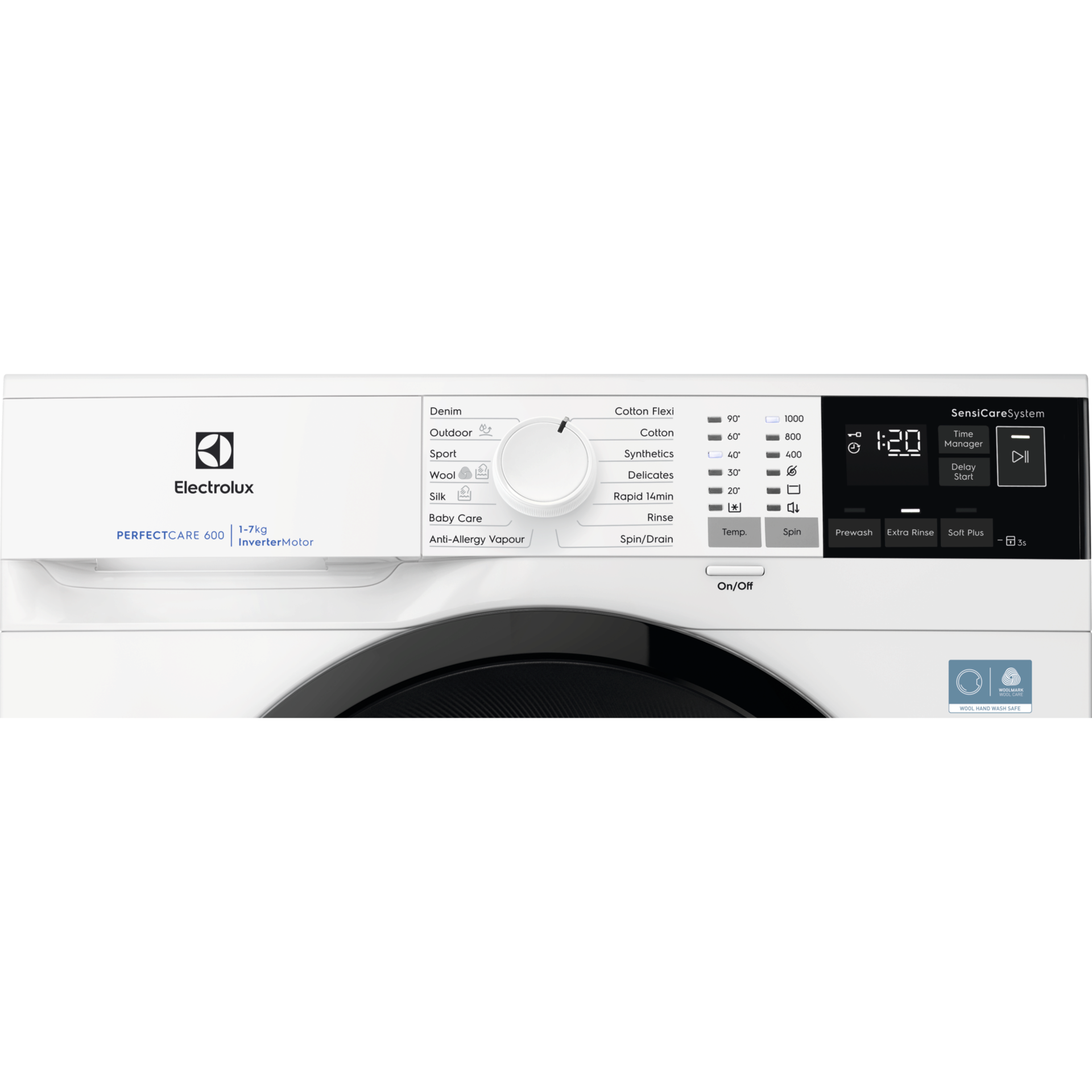 7kg 1000RPM PerfectCare 600 slim front load washing machine - EW6S4703CE